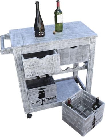 Carrito de Servicio Vintage, carro cava, carro para bar – Hogare