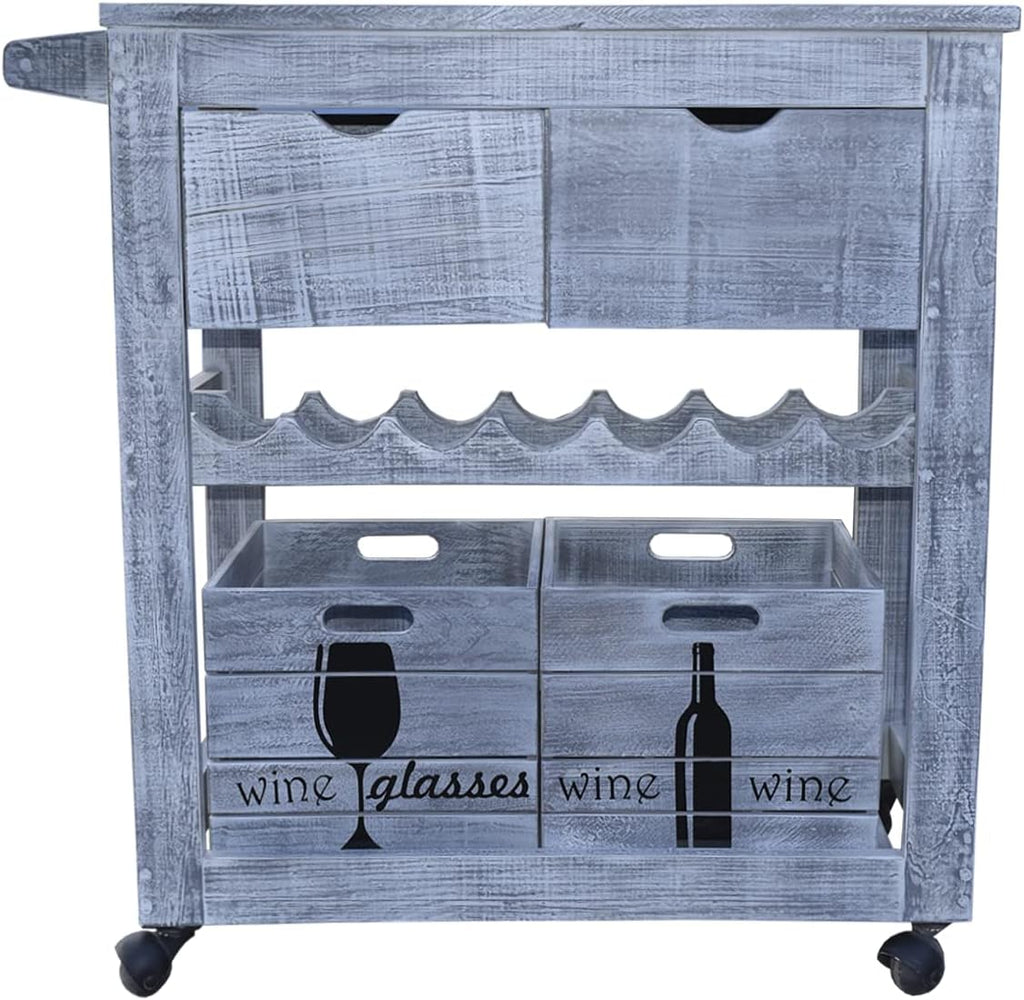 Carrito de Servicio Vintage, carro cava, carro para bar – Hogare