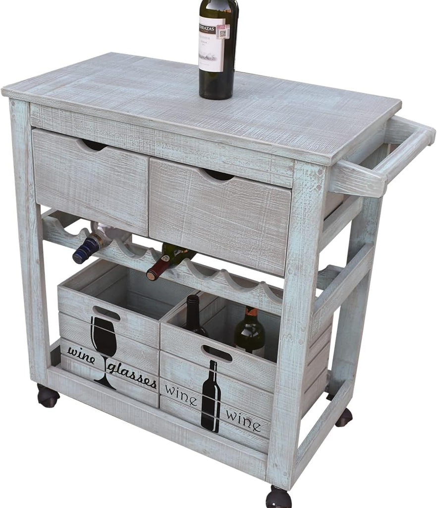 Carrito de Servicio Vintage, carro cava, carro para bar – Hogare